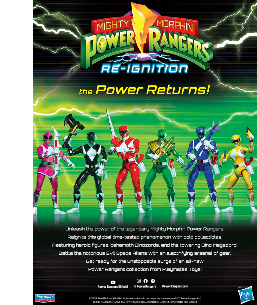 Come back on July 1, 2025 to see the full line-up of Mighty Morphin ...